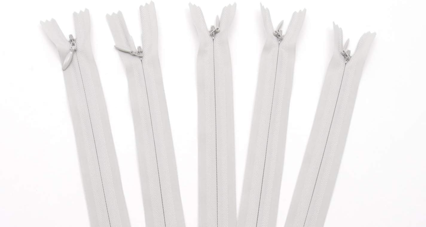 Trimz Adjustable Invisible Zip, Light Grey, 60cm : Amazon.co.uk: Home ...