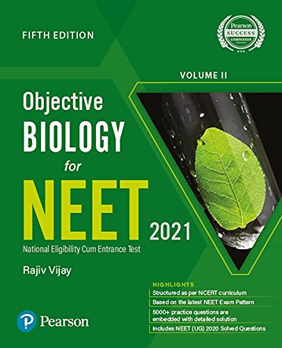 Objective Biology for NEET - Vol - II | Fifth Edition | By Pearson ...