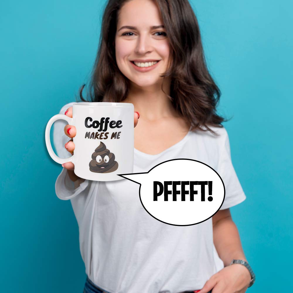Buy Funny Farting Coffee Mug - Surprise Mom & Dad with Loud Farts When ...