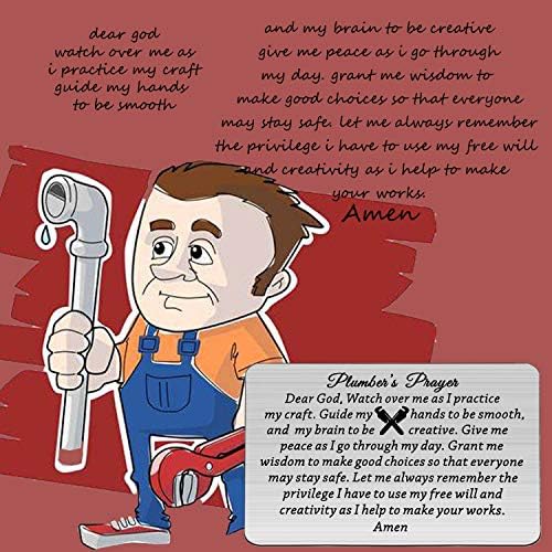 Amazon.com: MAOFAED Plumber's Prayer Wallet Card (Plumber's Prayer ...