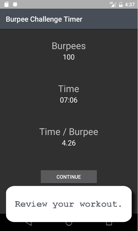 Burpee Challenge Timer - App on Amazon Appstore