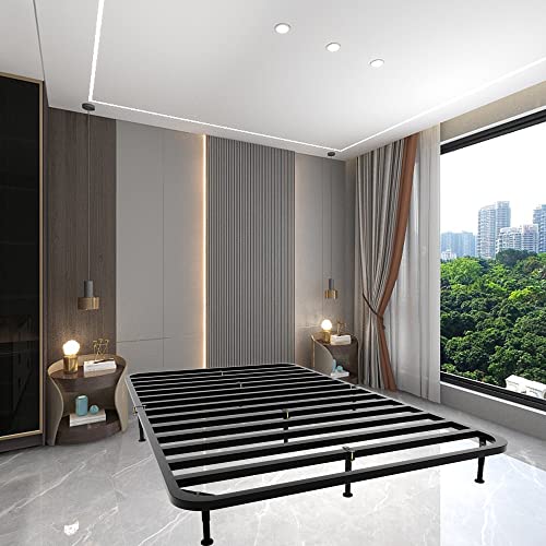 Snapklik.com : Adjustable Bed Frame Support Legs,Metal Bed Center Slat ...