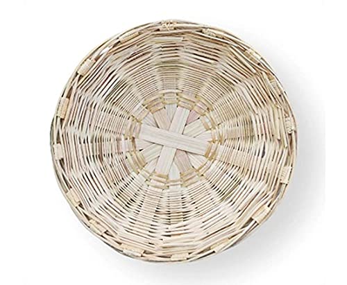 Vegetable & Fruits Storage Bamboo Basket/Tokri 18x6 inch (Pack of 5 ...