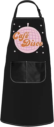 Amazon.com: POFULL Cafe Disco Apron Michael Scott Fan Gift Disco Ball ...