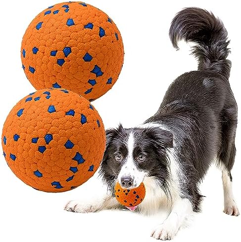 Amazon.com : LIEVUIKEN Dog Balls Toys for Aggressive Chewers ...