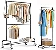 Amazon.com: MISSLO Heavy Duty Clothing Racks for Hanging Clothes Rack ...
