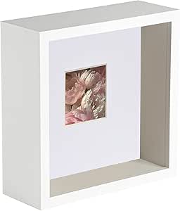 Nicola Spring 6 x 6 3D Shadow Deep Box Photo Frame - Craft Display ...