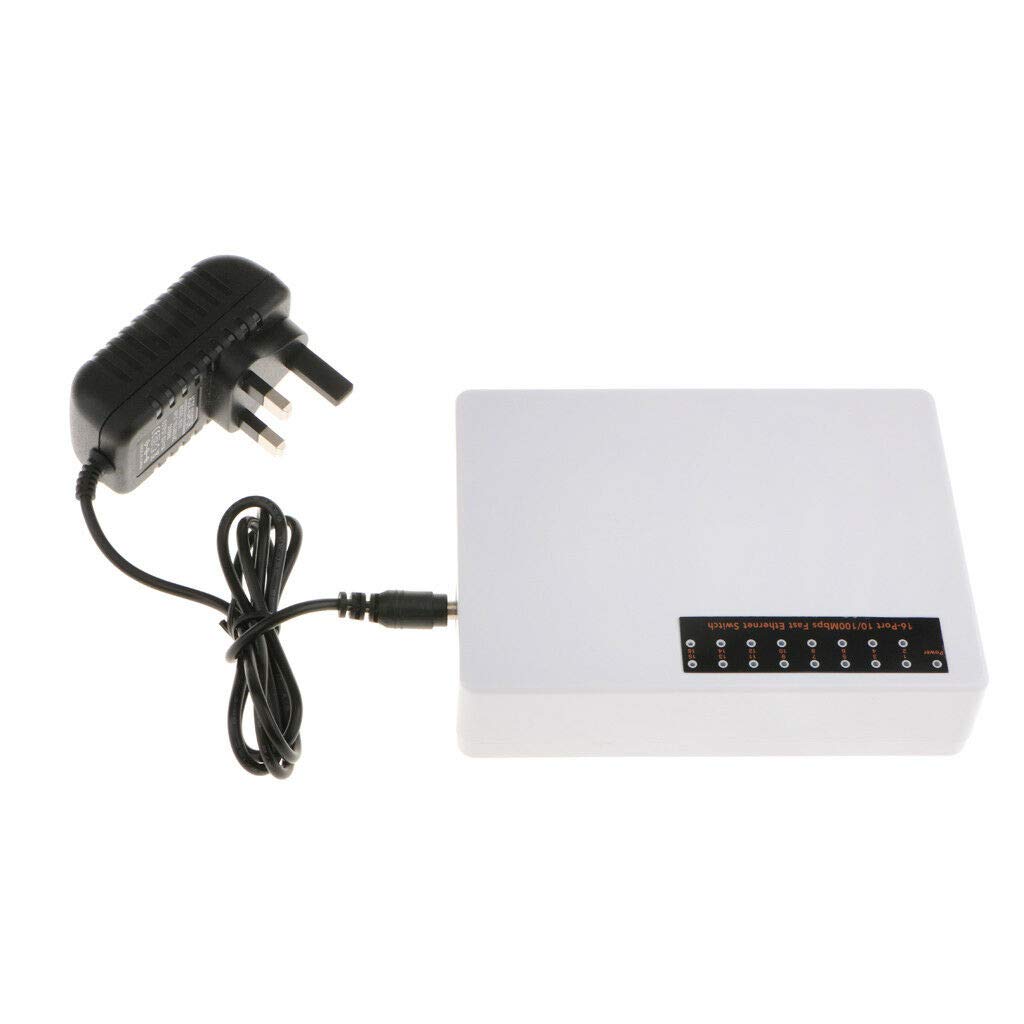10/100 Mbps Fast Ethernet Extender Broadcenter Desktop Ethernet 16-Port ...