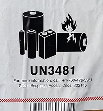 NATIONALCORP- Hazmat Labels UN3481 (Pack of 8000) : Amazon.in: Health ...