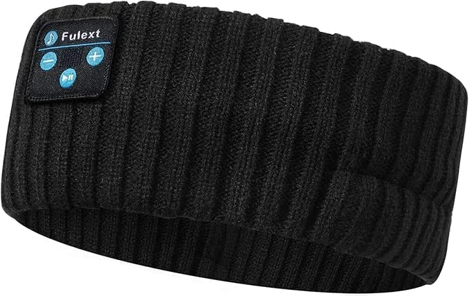 Amazon.com: Fulext Bluetooth Ear Warmers Beanie Headband, Wireless Ear ...