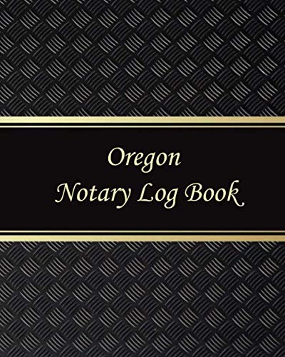 Amazon.com: Oregon Notary Log Book: Notary Records Journal:Official ...