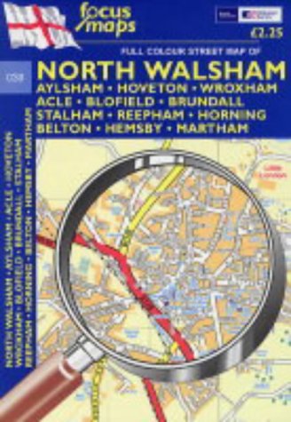 Full Colour Street Map of North Walsham: Aylsham - Hoveton - Wroxham ...