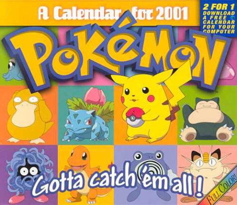 Amazon | Pokemon 2001 Calendar | 輸入版カレンダー