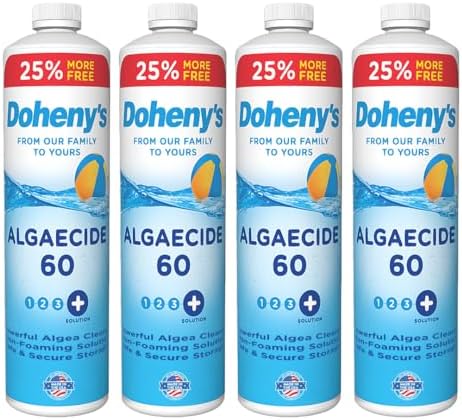 Amazon.com : Doheny's Algaecide 60 | Pro-Grade, Metal-Free & Non ...