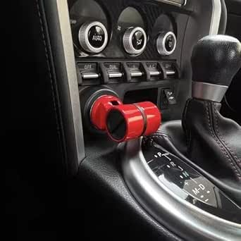 Amazon.com: KTNGY Push-Pull Start Button Cover Metal Car Joystick Push to Start Car Joystick ...