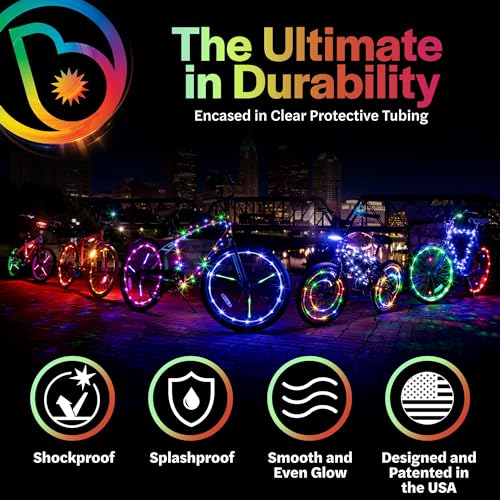Snapklik.com : Brightz Color Changing RGB Bike Lights, 7-Feet ...