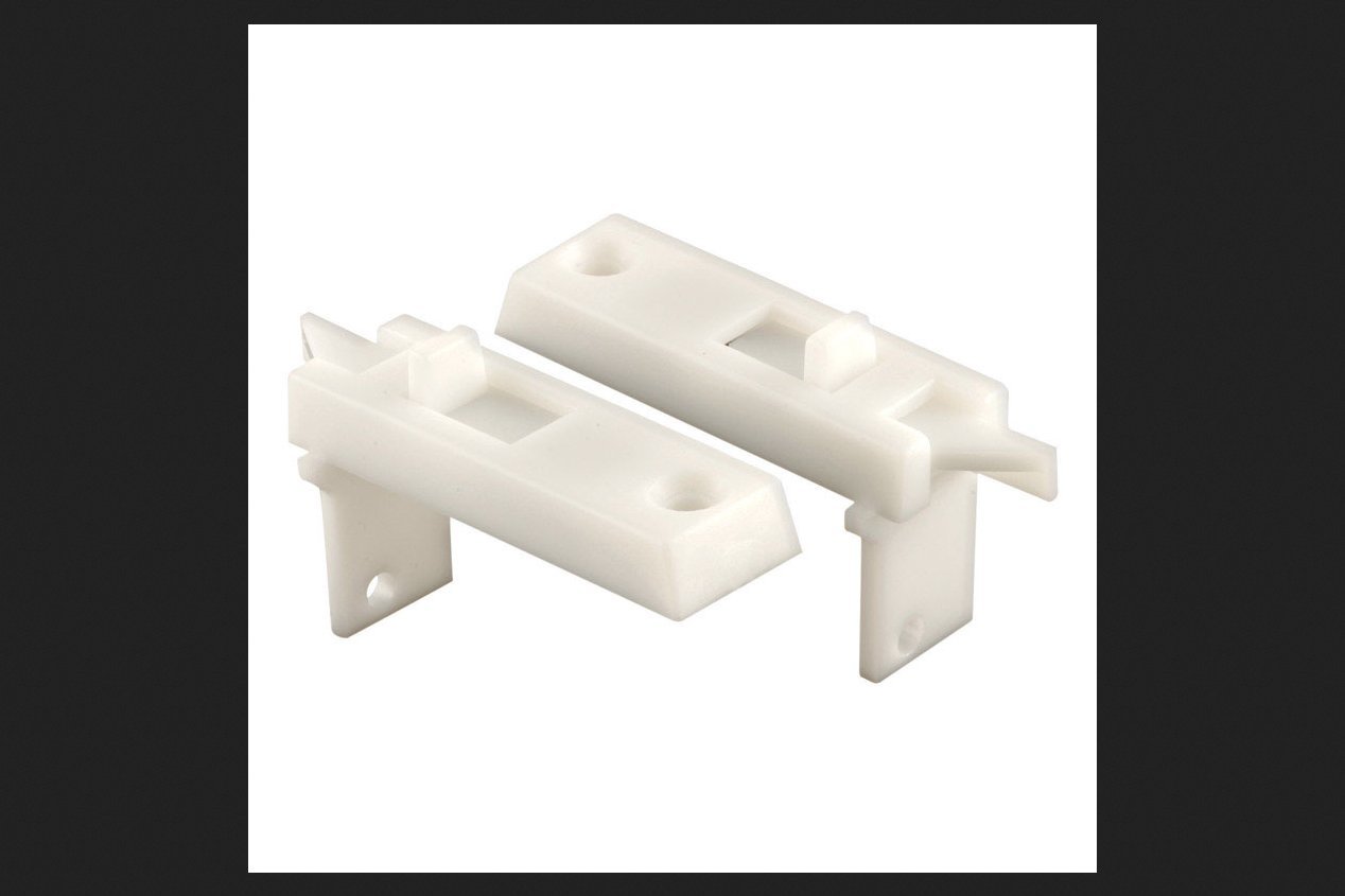 Slide-Co 172434-W Spring Loaded Sliding Window Tilt Latch, White, 1 ...