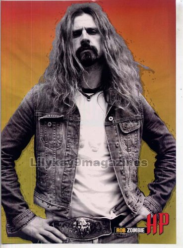 ROB ZOMBIE MINI-POSTER Pin-up Page with a 1 Page Magazine Article ...