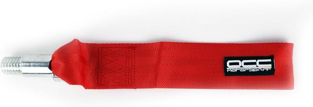 OCC MOTORSPORT RED TOW STRAP WITH SCREW : Amazon.co.uk: Automotive