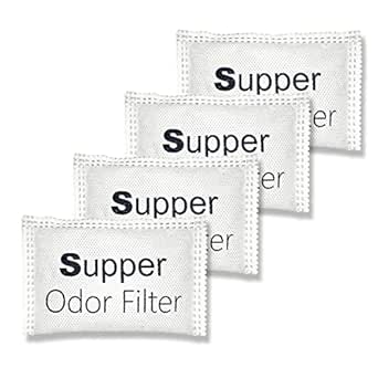 Amazon.com: Replacement Natural Activated Charcoal Odor Filters,Absorbs ...