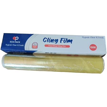 Buy Rokoo Bio-Cling Film Wrap Food Packaging Storing Wrap - 100 Meter ...