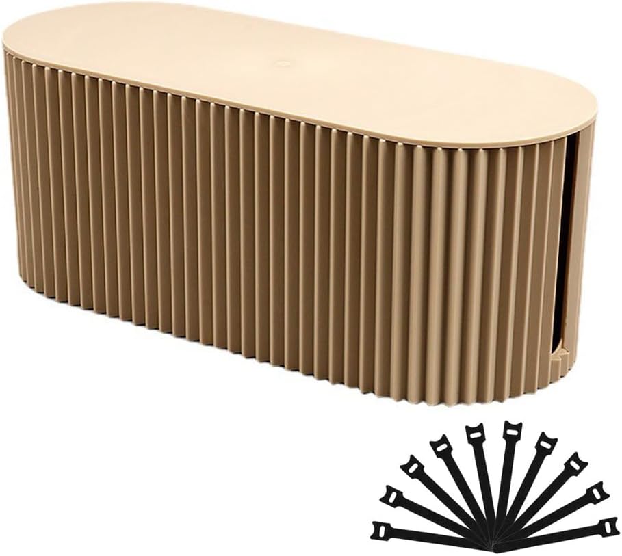 Amazon.com: Cable Management Box with 10 Cable Ties Cable Organizer Box ...