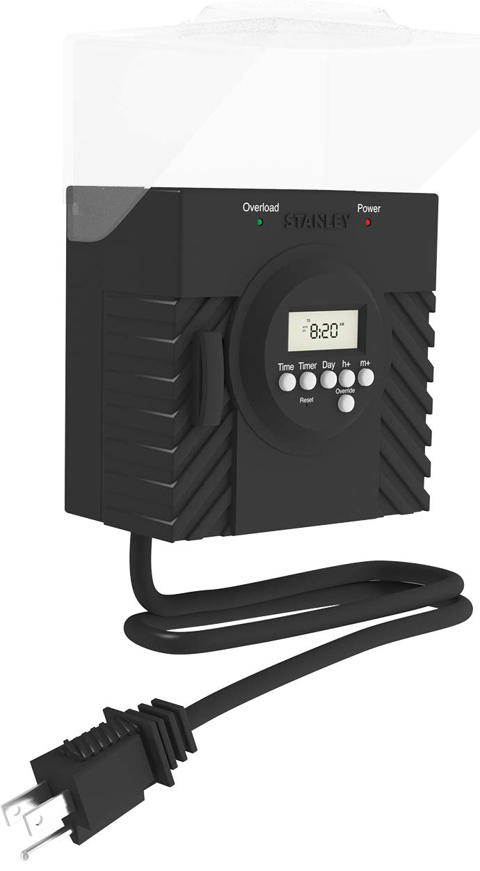 Stanley 31215 TimerMax Outdoor Pro Grounded 2-Outlet Mechanical Timer ...