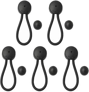 Amazon.com: 5Pack Bungee Shock Cord Cover Clips and Lacing Knobs ...