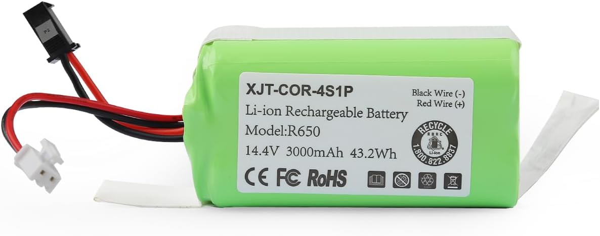 Amazon.com: Replacement Battery for Coredy R300, R500+, R550, R580 ...