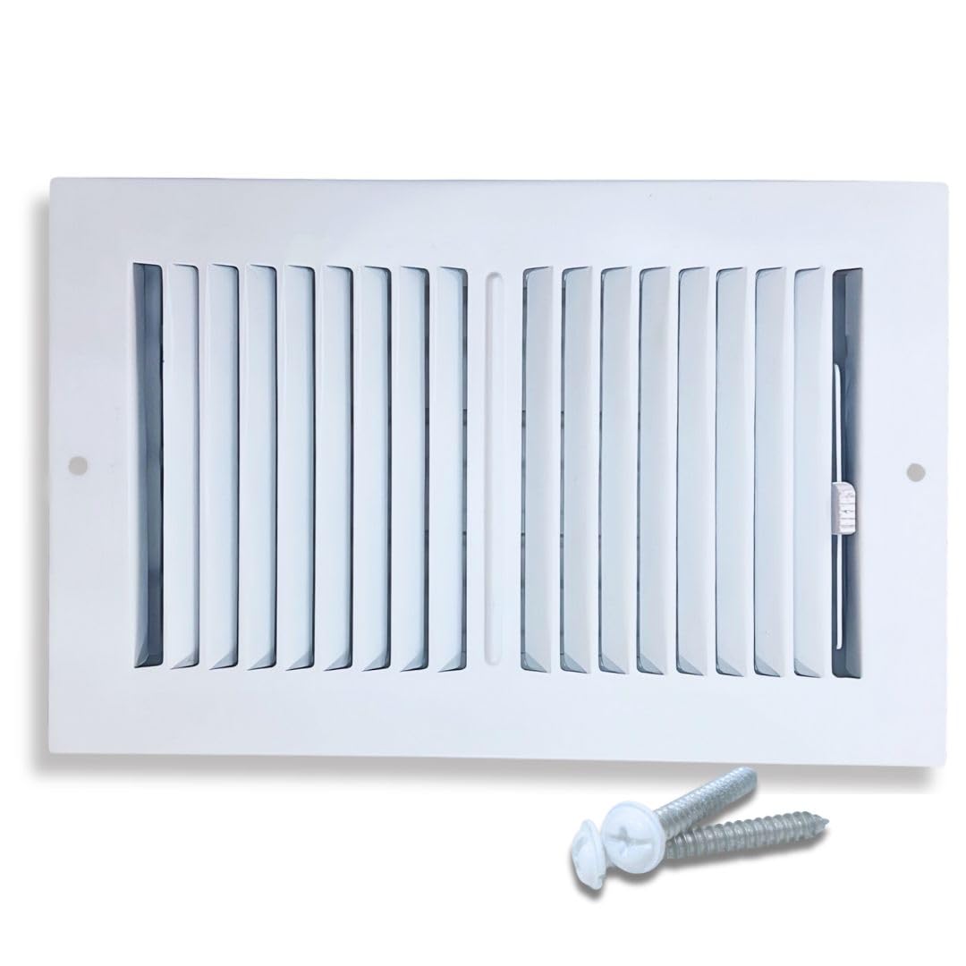 Sierra Grates Ceiling Vent Register 10x6 | Steel 2-Way Adjustable Air ...