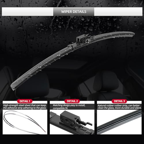 Snapklik.com : 3 Wipers Replacement For 2020 2021 2022 2023 Mercedes ...