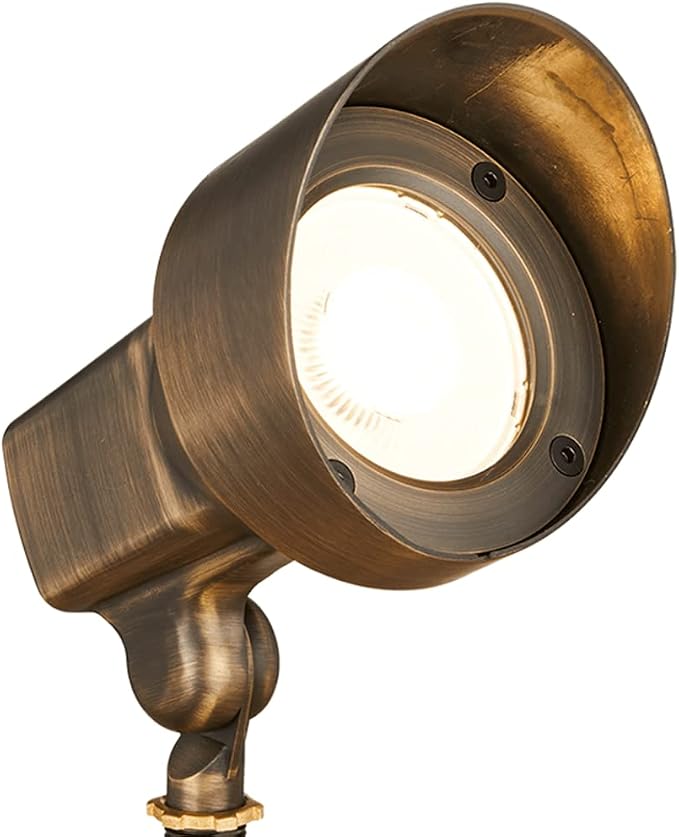 Amazon.com: VOLT 120V 18W 4000K Integrated LED Brass Spotlight (1550 ...