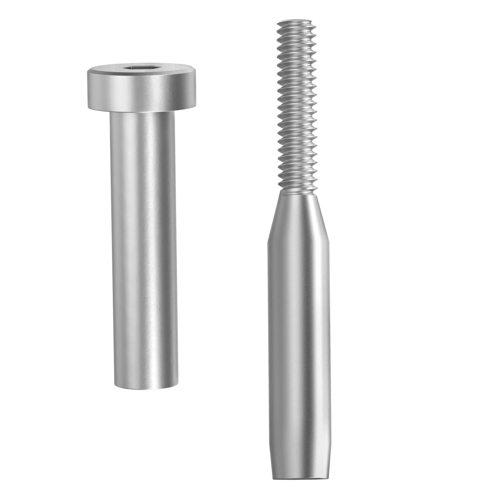 Snapklik.com : 50 Pack 3/16" Invisible Cable Railing Kit, Stainless ...