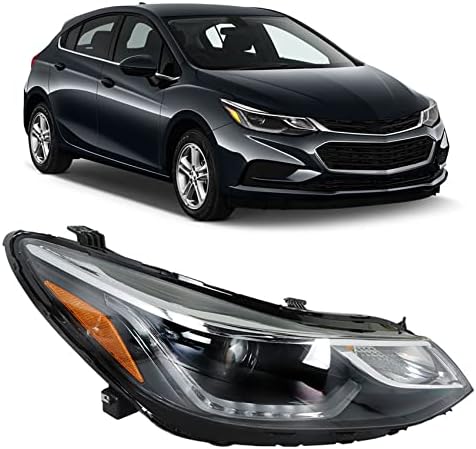 Amazon.com: Silscvtt Replacement for Chevy Cruze 2016-2019 Headlight ...
