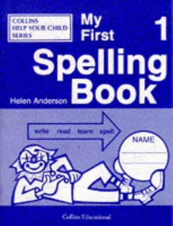 My Spelling Books (1) – My First Spelling Book (Collins Help Your Child ...