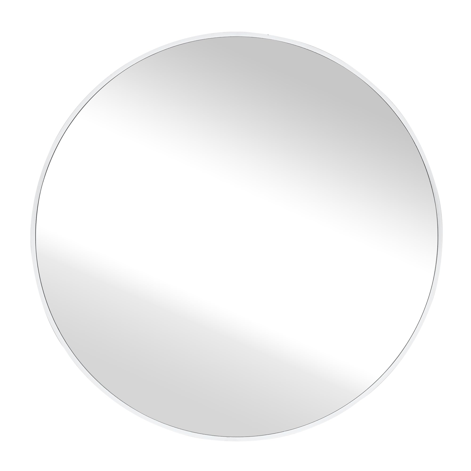 Amazon.com: White Round Mirrors 36 inch, Large Circle Wall Mounted ...