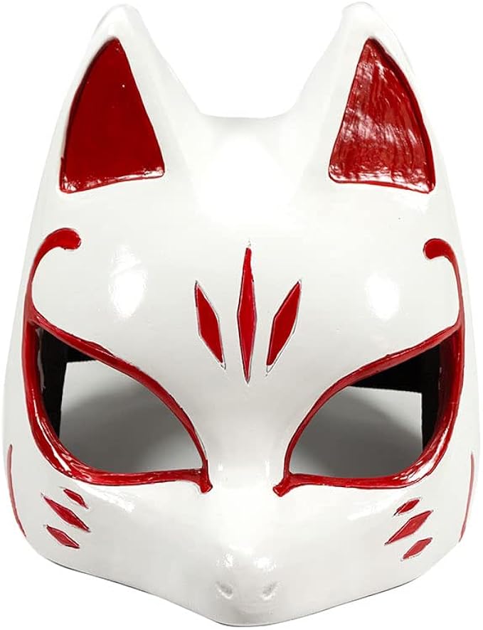 Amazon.com: TOKYO-T Yusuke Kitagawa Mask Japanese Fox Half Masks ...