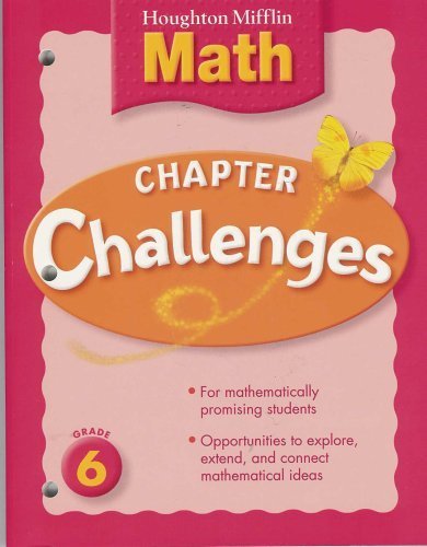 Houghton Mifflin Math: Chapter Challenges Grade 6: Houghton Mifflin ...