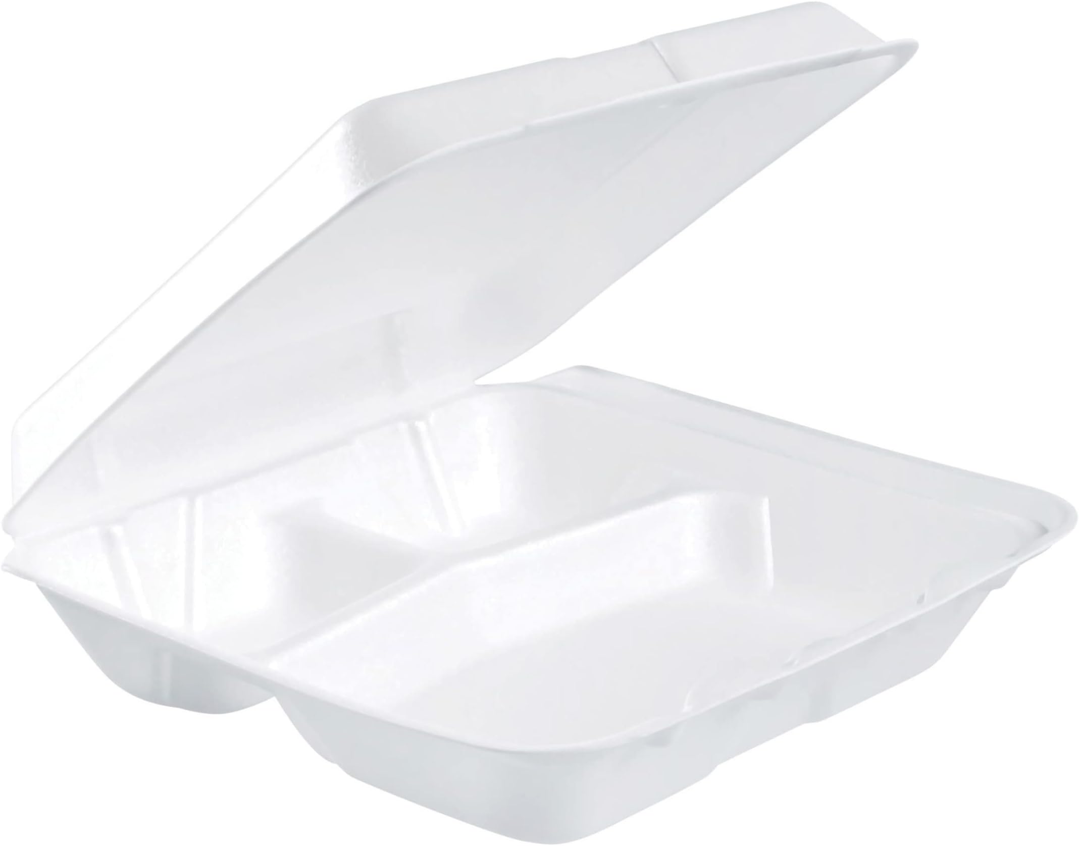 Amazon.com: Hefty Hefty Foam Compartment 9" Hinged Lid Tray (100Count ...