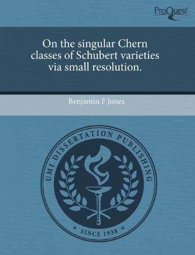On the Singular Chern Classes of Schubert Varieties Via Small ...