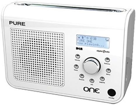 Pure One DAB/FM Portable Radio - White : Amazon.co.uk: Electronics & Photo