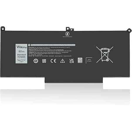 F3YGT New Genuine Dell 60WHr 7.6V 4-Cell Battery for: Latitude 7280 ...
