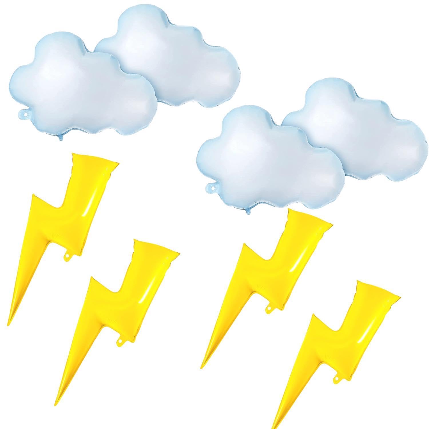 Amazon.com: Lightning Bolt Balloons, Cloud Balloons, Flash Foil Party ...