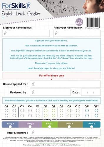 Forskills English Level Checker : For Skills Limited: Amazon.in: Books