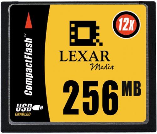 Lexar Media 256 MB USB 12X High-Speed CompactFlash Card (CF256-12-251 ...