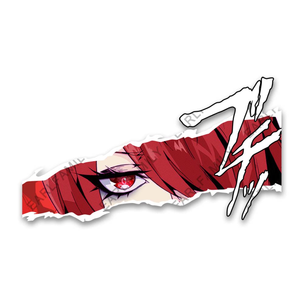 Buy EARLFAMILY 5.1'' Anime Eye Slap Tearing Erza let Fanart Car Sticker ...