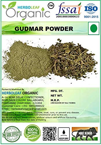 Herboleaf Organic GYMNEMA SYLVESTERE 400gm Gudmar Powder - Madhunashini ...