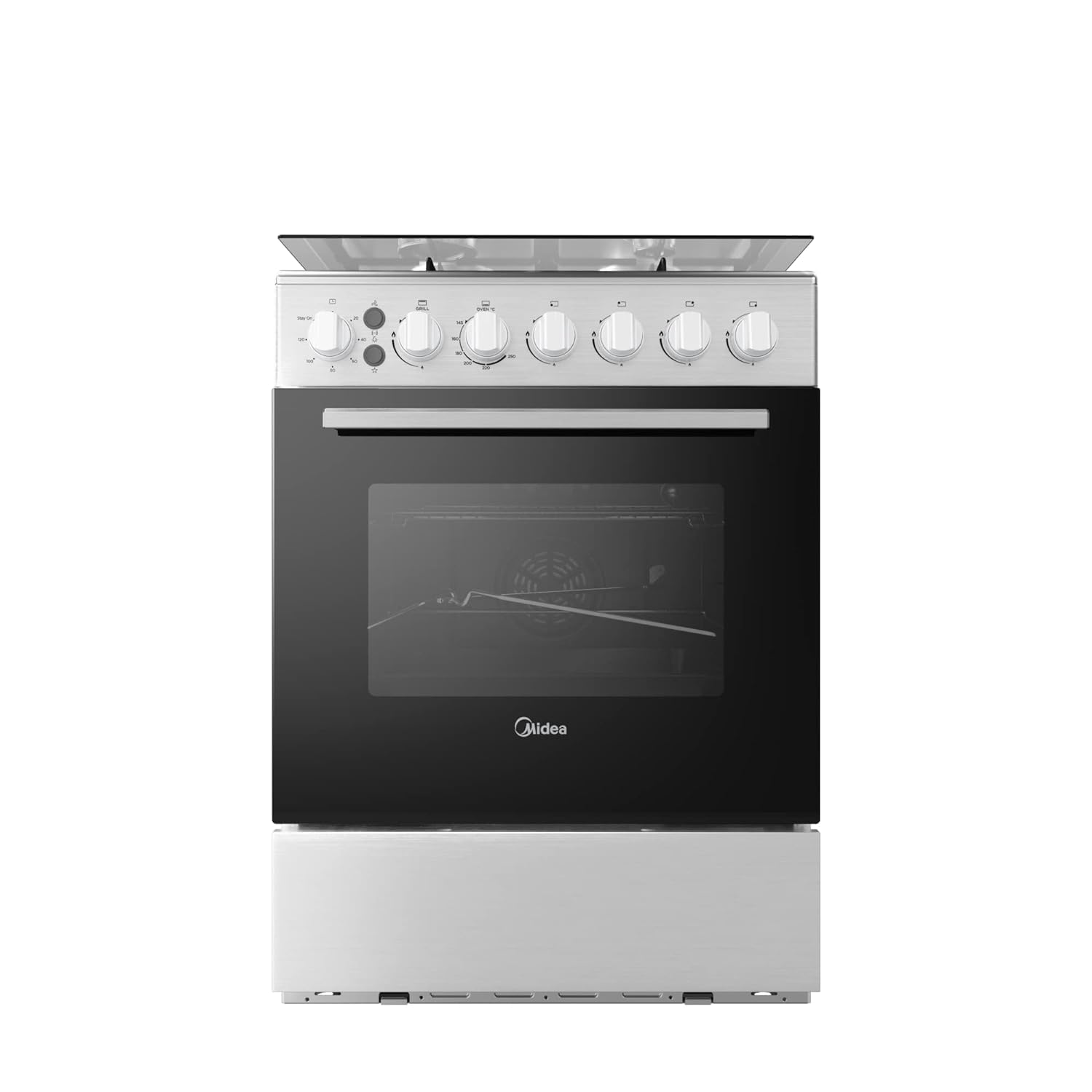Midea 60x60cm Freestanding Cooker Without Convection Fan Full Gas ...