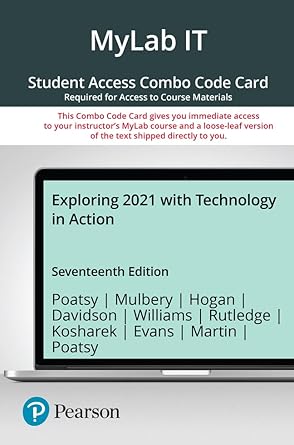 Buy Exploring 2021 With Technology in Action - Mylab It With Pearson ...