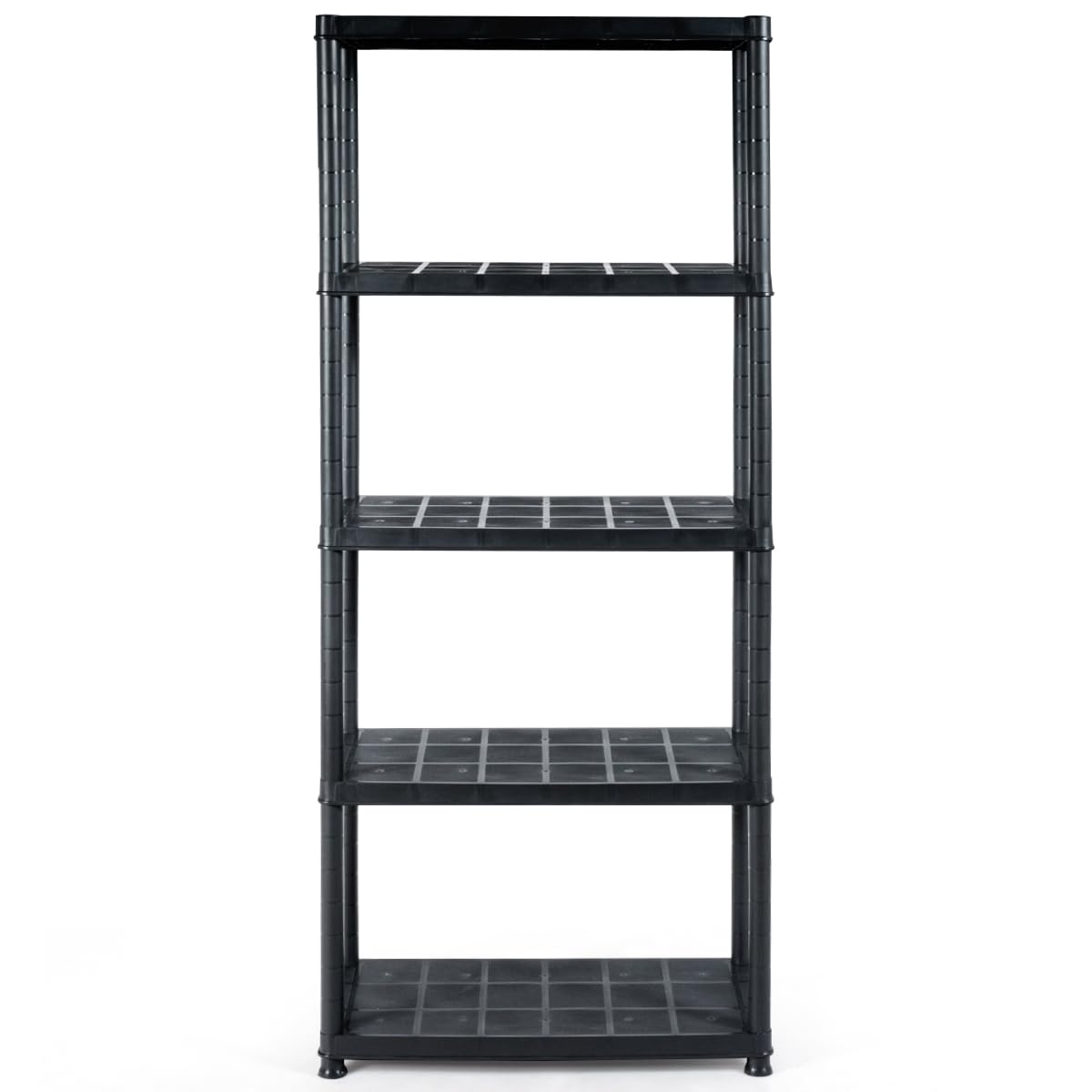 Amazon.com: IRONMAX 5-Tier Plastic Shelving Unit, Multi-Purpose Shelf ...